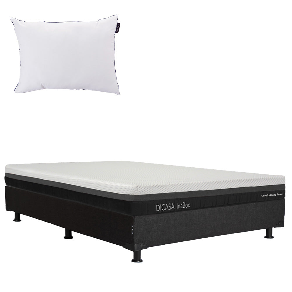 Colchón en caja Dicasa InaBox con Box con Ropa de Cama